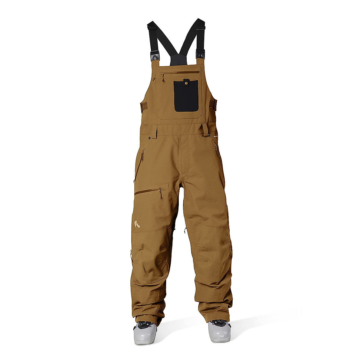 Flylow Men's Baker Bib Waterproof Breathable Ski and Snowboard Pants - Rye - Medium