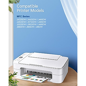 GPC Image Compatible Ink Cartridge Replacement for Brother LC203 LC203XL LC201 XL to use with MFC-J480DW MFC-J880DW MFC-J4420DW MFC-J680DW Printer Tray(4 Black, 2 Cyan, 2 Magenta, 2 Yellow, 10 Pack)