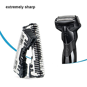 WuYan 2 Pack Replacement Razor Blades for Panasonic Wet/Dry Shaver ES8103S ES8101 WES9068 ES8109 ES8243 ES8249, Inner Blade