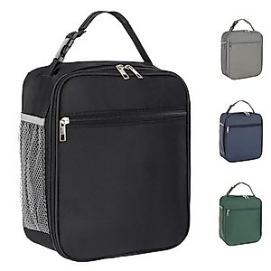Leizzga Lunch Box for Women Lunch Bags for Women Lunchbox Lunch Bag Insulated Lunch Bag Lunch Box Lunch Boxes (Black)