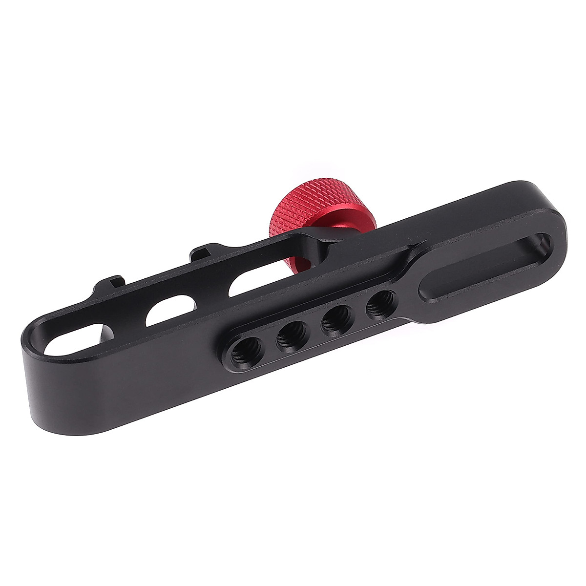 FOTGA Solid State Drive SSD Holder Bracket with 1/4"-20 Screws Lock,Cold Shoe Mount for Samsung T5 SSD BMPCC 4K 6K Pro Zcam Camera