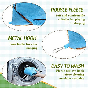 6 Pcs 3 Layers Rat Hammock Pet Cage Hammock Small Animal Hanging Hammock Ferret Cage Accessories Ferret Bed for Guinea Pig Squirrel Rat Chinchilla Sleeping and Playing (6 Colors)