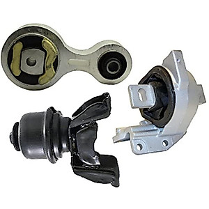 ENA Front Engine and Trans Motor Mount Set of 3 Compatible with Ford Mercury 2006 2007 2008 2009 Fusion Milan 2.3L 3.0L Replacement for A5473 A5381 A5474