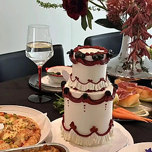 Cake Ring Adjustable Extra high 15cm - Stable Stainless Steel Baking Ring - Cake Ring with Precise Scaling Inside