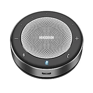 Enther&MAXHUB Bluetooth Speakerphone,USB Conference Speaker with 6 Microphones, Enhanced 360° Voice Pickup and Noise Reduction,16 Ft Pickup Distance,Home Office