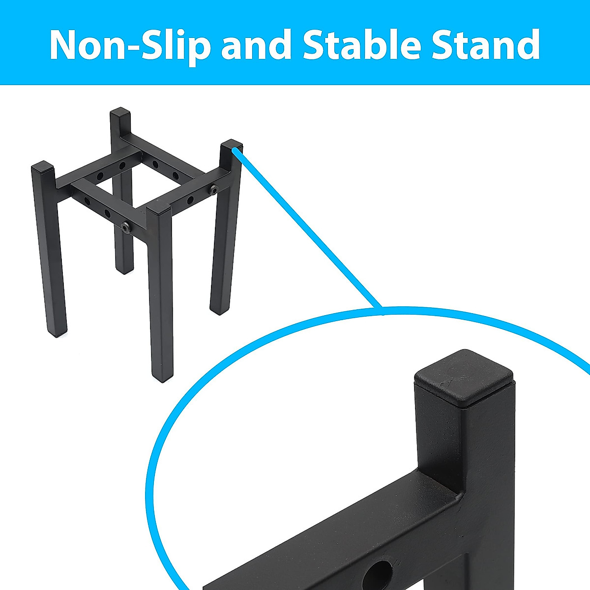 TonGass Adjustable Multi-use Countertop Stand Compatible with Berkey Water Filters Water Dispenser Stand Use for Berkey Water Filter System Replacement Countertop Water Filter Stand