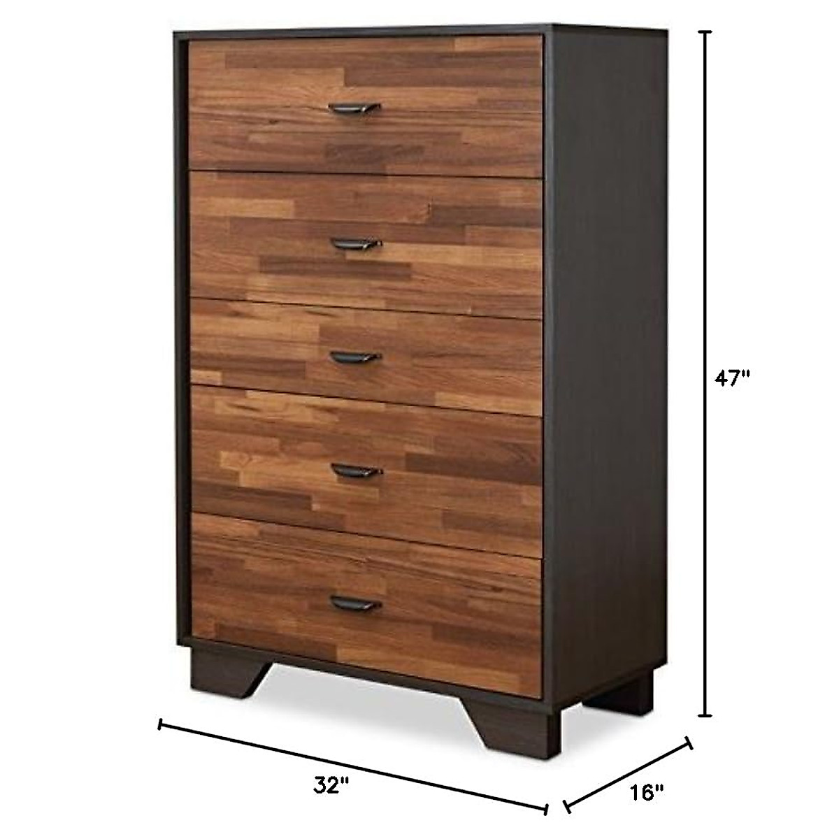 ACME Furniture Eloy Chest, Walnut/Espresso