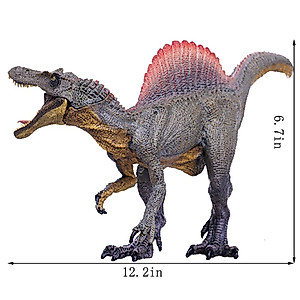 Gemini&Genius Spinosaurus Action Figures Dinosaur Toys for 3 4 5 6 7 Year Old Kids, Early Science Education and Collectible Toys Gift for The Dino Lovers and The Coolest Gift for The Boys
