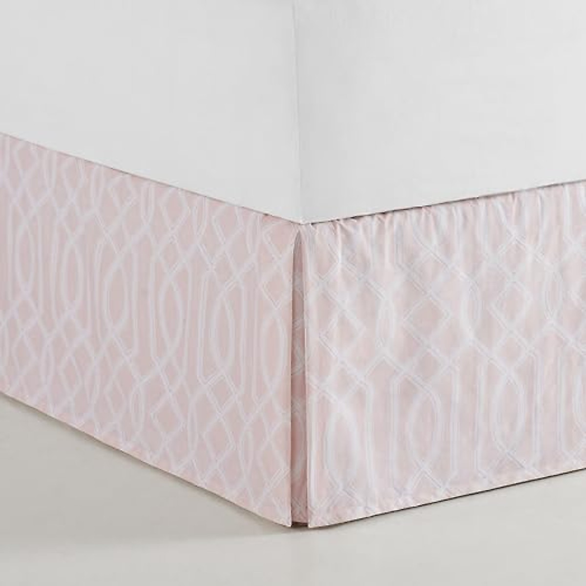 Waverly Peony Gardens 4 Piece Cotton Comforter Set, Embellished All Season Bedding, includes One Comforter, One Bed Skirt and Two Pillow Shams, Machine Washable Queen Bed Set, Taupe