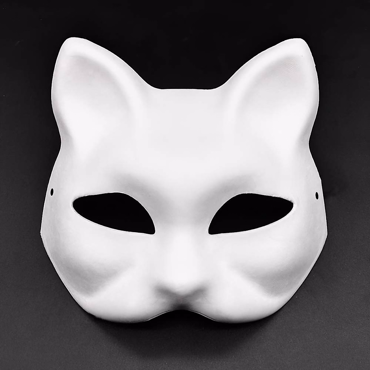 Lynkaye White Plain Masks,16 pcs DIY Unpainted Masquerade Masks Craft Mardi Gras Dance Cosplay Party Mask Costume (16 Pcs) (Style B)