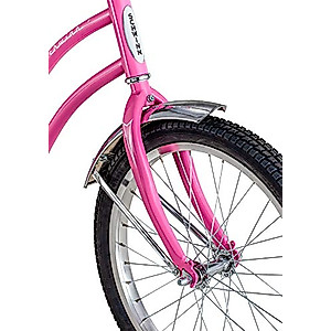 Schwinn Fair Lady Cruiser Bike, 20-Inch Wheels, Pink
