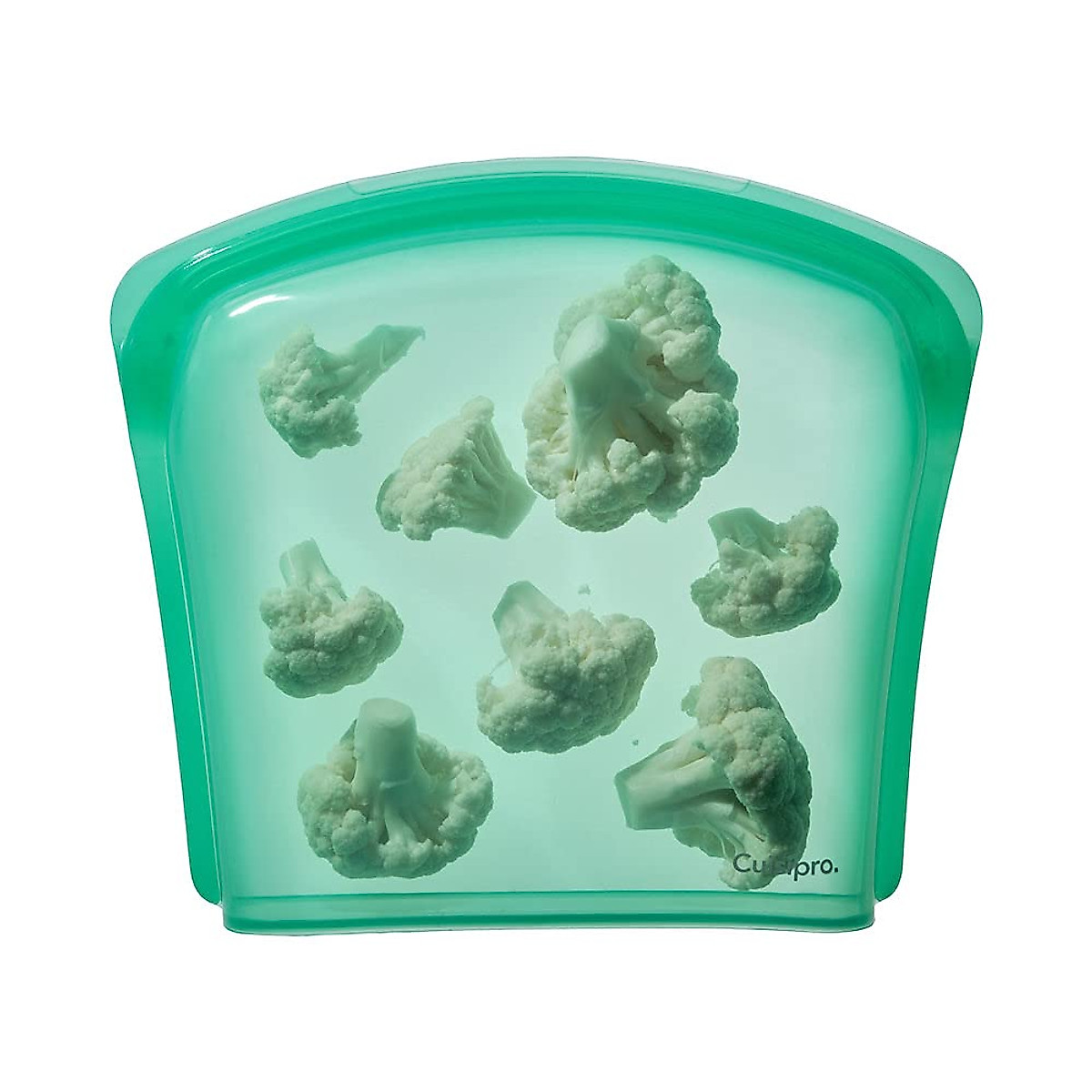 Cuisipro Silicone Reusable Leakproof Bag, 67.5 Ounce, Green