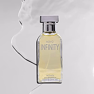 Novo Infinity for Women - 3.4 Fluid Ounce Eau De Parfum Spray for Women - Refreshing Mix of Citrus Floral & Musk Fragrances Smell Fresh All Day Long Lovely Gift for Women for All Occasions