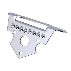 Bstinay Eight-string Metal Triangle Mandolin Tailpiece Parts for Electric Guitar Sliver
