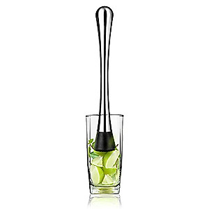 Artaste 42948 Stainless Steel Cocktail Muddler, 7.75-Inch