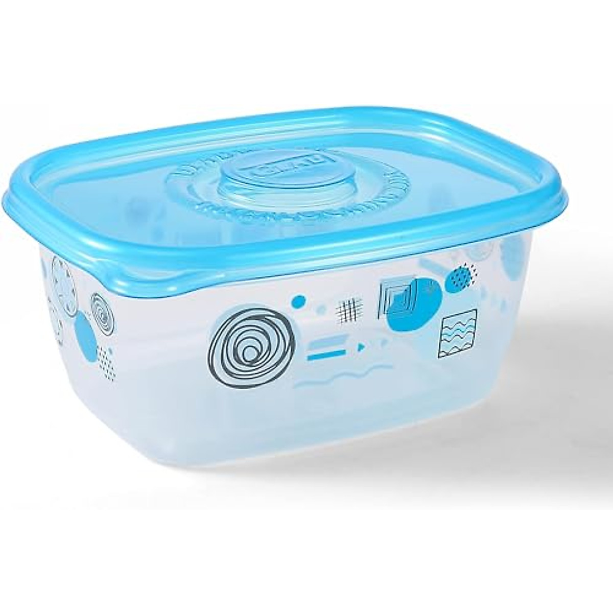 Glad Gladware Series Durable Plastic Food Storage Containers with Lids, 4 Count - 4 Pack - Ideal for Meals, Snacks, and Desserts - Microwave Safe Plastic Food Containers