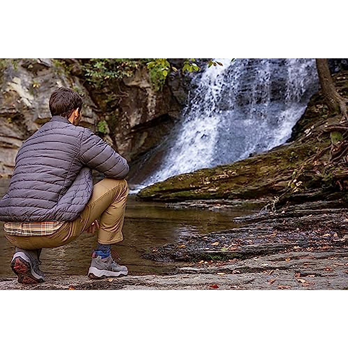 Jeep Men's Classic Cotton Socks-3 Pair Pack-Moisture Wicking and Cushioned Comfort, Black, 8-12