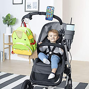 Skip Hop Universal Stroller Cup Holder, Stroll & Connect, Grey