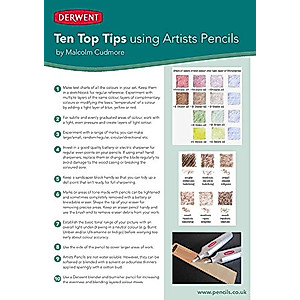 Derwent Artists Colored Pencils, 4mm Core, Metal Tin, 72 Count (32097)