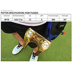 Golf Putter Right Handed for Men and Women with CNC Milled Face Available with Golf Headcover (Blue)