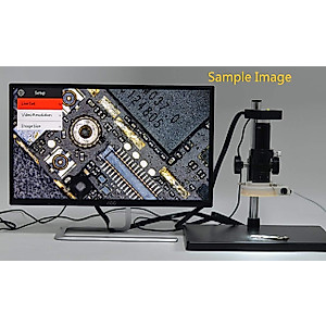 HAYEAR 34MP 1080P 60FPS 2K Full HD HDMI USB C-Mount Electronic Industry Microscope Camera for PCB Repair Soldering Remote Controller