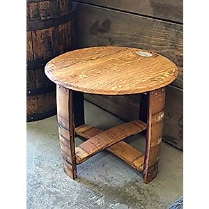 Wine Barrel Side Table