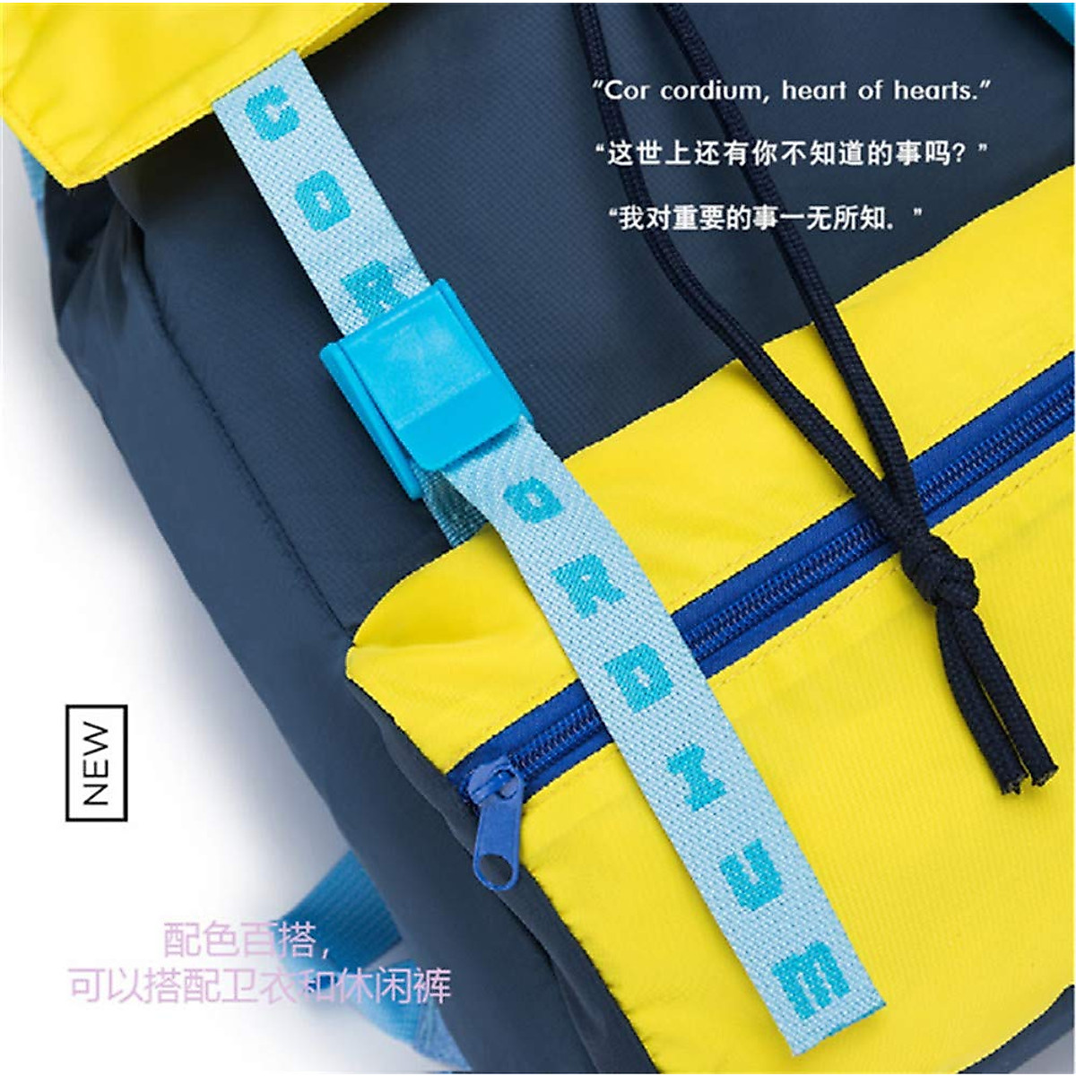 Call Me Your Name Backpack Unisex Rucksack Shoulder Bag Yellow Blue New