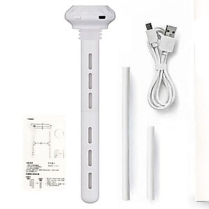 Andy's Orchids Portable Mini Humidifiers, USB Home Air Diffuser, Anion Mist Maker Car Purifier, Ultrasound LED Lamp Humidifier With Adjustable Length
