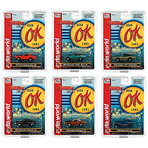 Auto World Thunderjet OK Used Cars 1970 Plymouth Cuda (Teal) HO Scale Slot Car