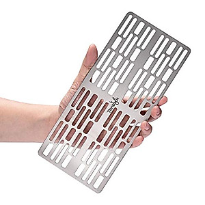 Tentock Titanium Barbecue Grill Grate Ultralight Roasting Kitchen Utensils Cooling Rack for Outdoor Camping Picnic