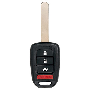 Keyless2Go Replacement for Keyless Entry Remote Car Key Fob for Select 2016 2017 Honda Accord & Civic Vehicles 35118-T2A-A60