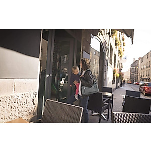 Babymoov Premium Universal Stroller Organizer | XL Storage, Full Zip Closure, Insulated Cup Holder and Smart Phone / iPhone Pouch