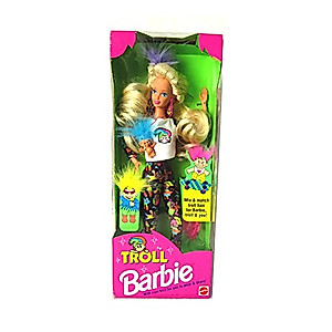 1992 Troll Barbie Doll with Mini Troll Doll