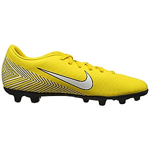 Nike Vapor 12 Club NJR FG/MG Mens Soccer-Shoes AO3129-710_10.5 - Amarillo/White-Black