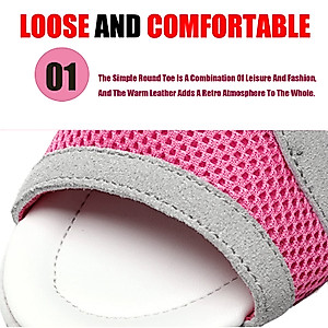 Lymphvity Women'S Contrast Paneled Cutout Lace-Up Muffin Sandals,Summer Sports Leisure Mesh Peep Toe Wedges Sandals (8,black)