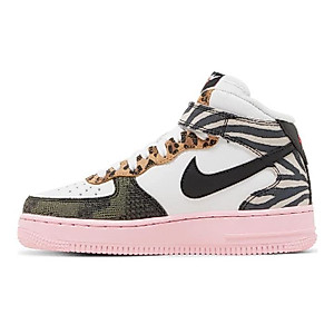 Nike AIR Force 1 '07 MID White/Black-Soft Pink DZ4841 100 Women's Size 7.5