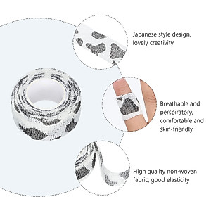 FOMIYES 10 Rolls Finger Finger Tape Ankle Wrap Tape Sports Wrap Tape Adhesive Tape Cohesive Wrap Finger Covers Non-Woven Fabric Wrapping Tape Student Elastic