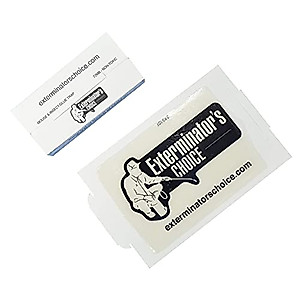 Exterminator’s Choice - Large White Glue Sticky Traps - Professional Quality Glue Board - Easy Pest Control for Ants, Roaches, Crickets, Spiders, Beetles and More - Includes 24 Traps