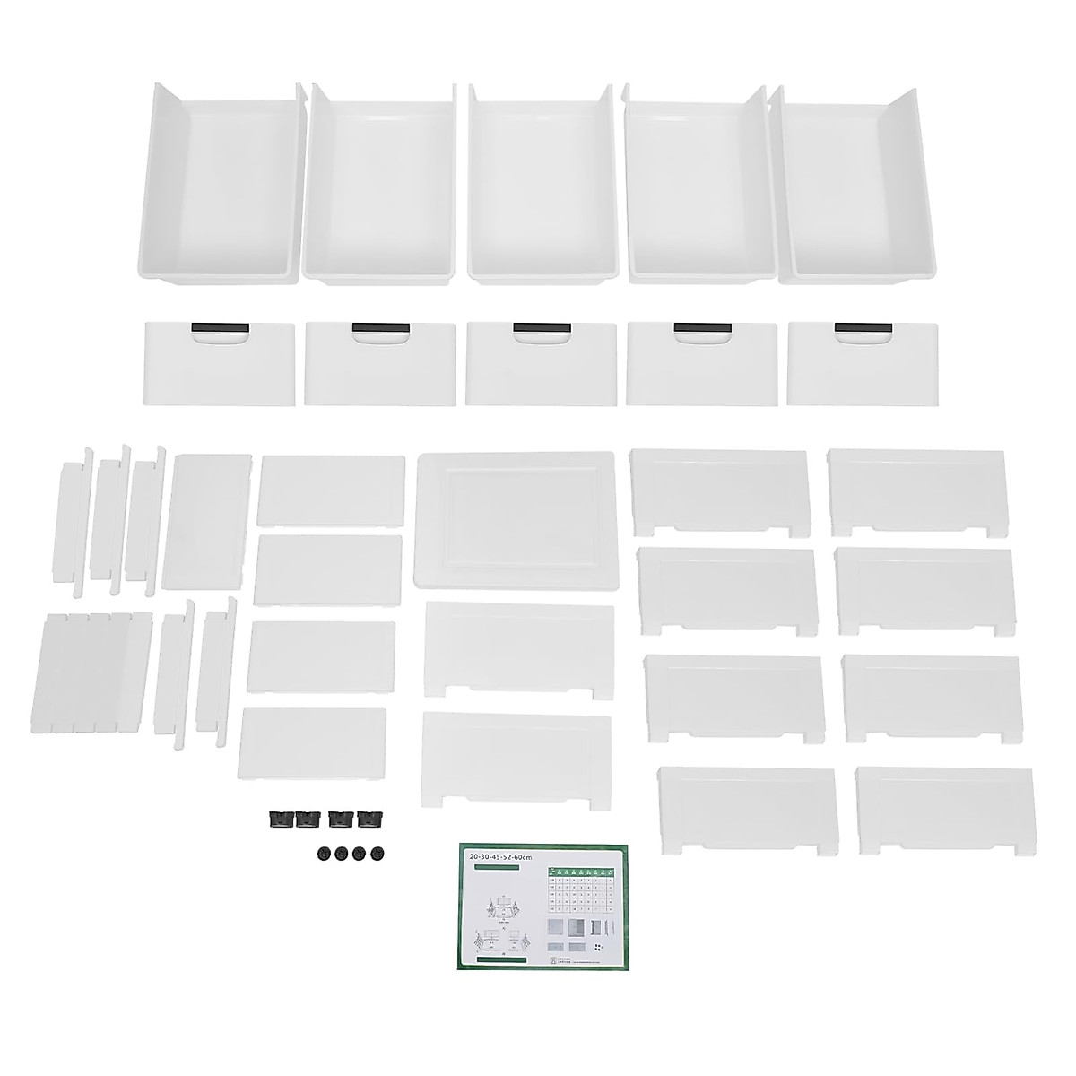 Plastic Drawers Storage Cabinet Mobile Cabinet 15.7"D x 11.8"W x 33"H,Plastic Drawers Dresser Closet Drawers Plastic Storage Bins Home Storage Container Tower,White