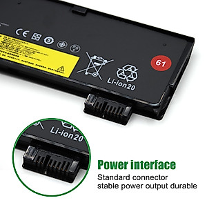 JIAZIJIA 01AV423 SB10K97580 Laptop Battery Replacement for Lenovo ThinkPad T470 T480 A475 A485 T570 T580 P51S P52S TP25 Series 61 4X50M08810 01AV422 SB10K97579 01AV424 01AV452 01AV490 11.4V 24Wh