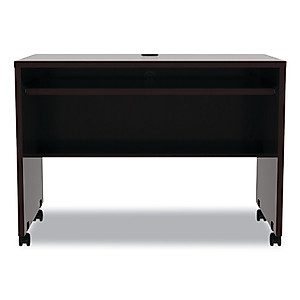 Alera ALEVA204224ES Valencia Series 41.38 in. x 23.63 in. x 30 in. Mobile Workstation Desk - Espresso
