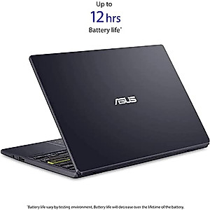 ASUS 2023 Newest Laptop, 11.6 Inch Display, Intel Dual-Core Processor, 4GB RAM, 256GB SSD + 64GB eMMC, Intel UHD Graphics, Bluetooth, Webcam, Windows 11 Home in S Mode, Star Black