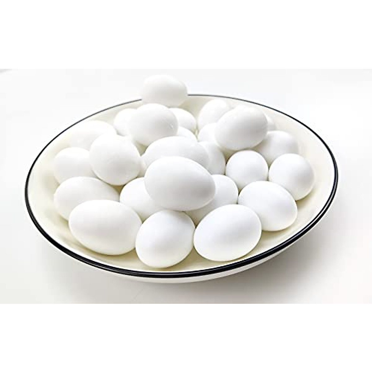10 Pieces of Pigeon Eggs Simulation of Solid Plastic Pigeon Eggs for Pigeon Hatching Help Laying Pigeon Agricultural Tool Poultry