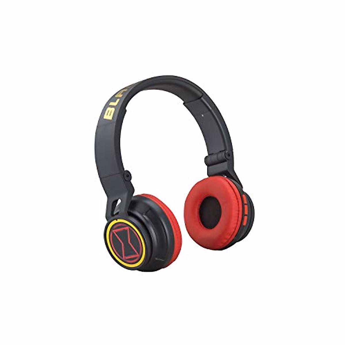 eKids Black Widow Kids Bluetooth Headphones, Wireless Headphones with Microphone Includes Aux Cord, Volume Reduced Kids Foldable Headphones for School, Home, or Travel
