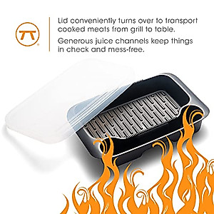 Outset 76204 Grill Prep Station With Lid, 15" x 10" x 2.6"