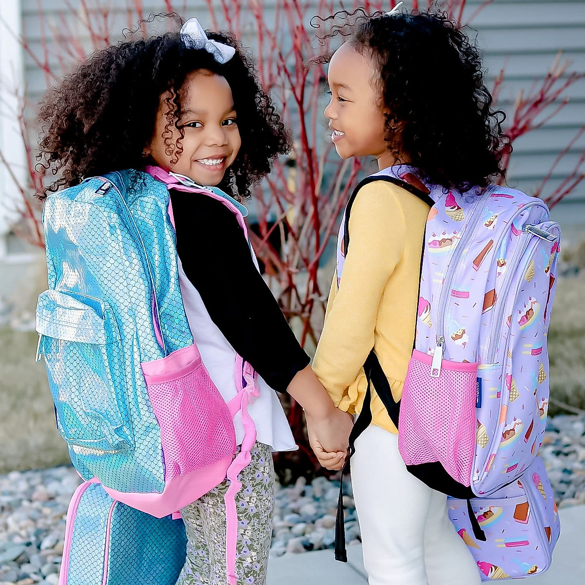 Wildkin 15-Inch Kids Backpack for Boys & Girls, Perfect for Early Elementary Daycare School Travel, Features Padded Back & Adjustable Strap (Sweet Dreams)