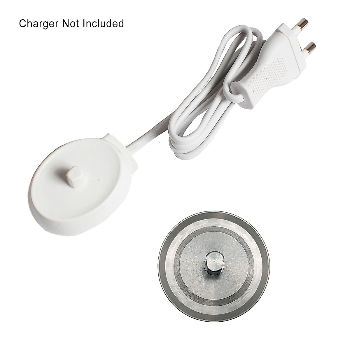 Relsy Silver Oral-B Compatible Electric Toothbrush Holder for Bathroom, Aluminum Oral B Toothbrush Holder with Hygienic Drip Capture Stops Toppling with Metal Toothbrush Stand