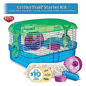 Kaytee CritterTrail Starter Kit Habitat for Pet Gerbils, Hamsters or Mice