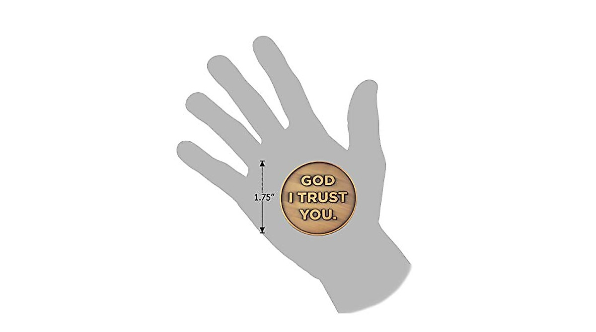 God I Trust You Challenge Coin - Trust in the Lord