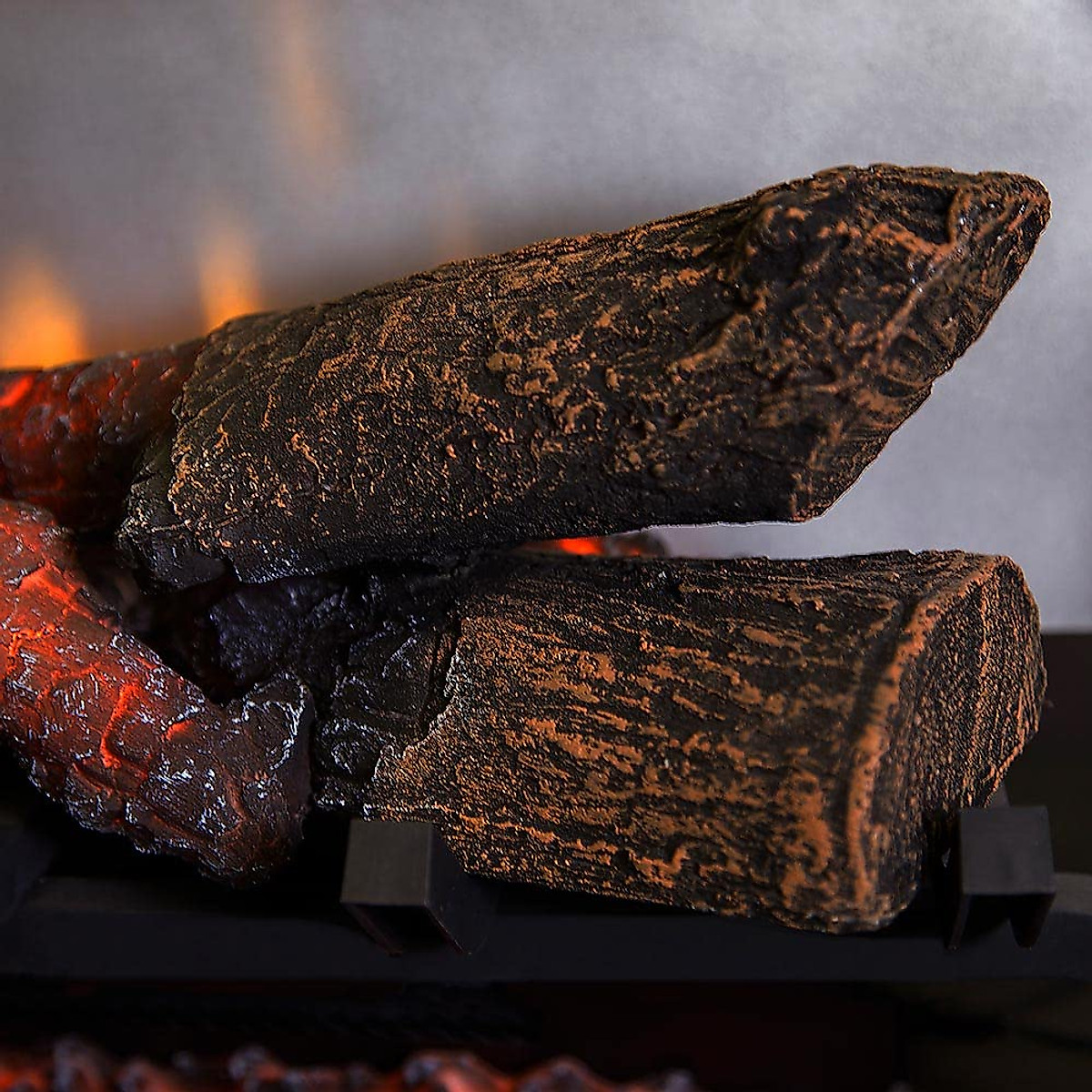 Dimplex Revillusion Electric Fireplace Log Insert - 20 Inch Faux Wooden Logs, Plug in Electric Heater; Remote Control Included - Supplemental Zone Heat | Model #RLG20